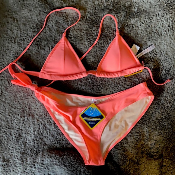Fabletics | Swim | Fabletics Bikini In Coral | Poshmark